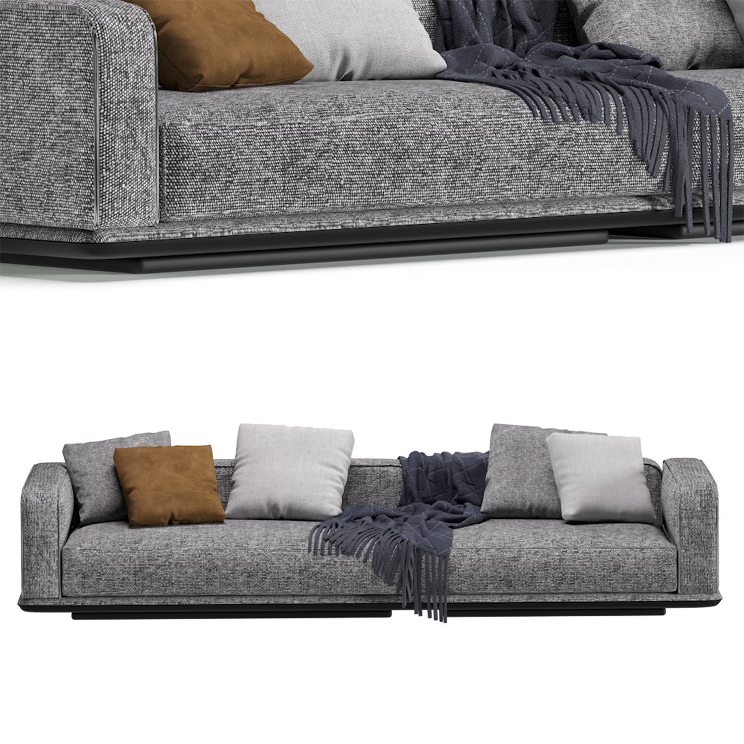 Minotti HORIZONTE Modular Sofa 3D model | CGTrader