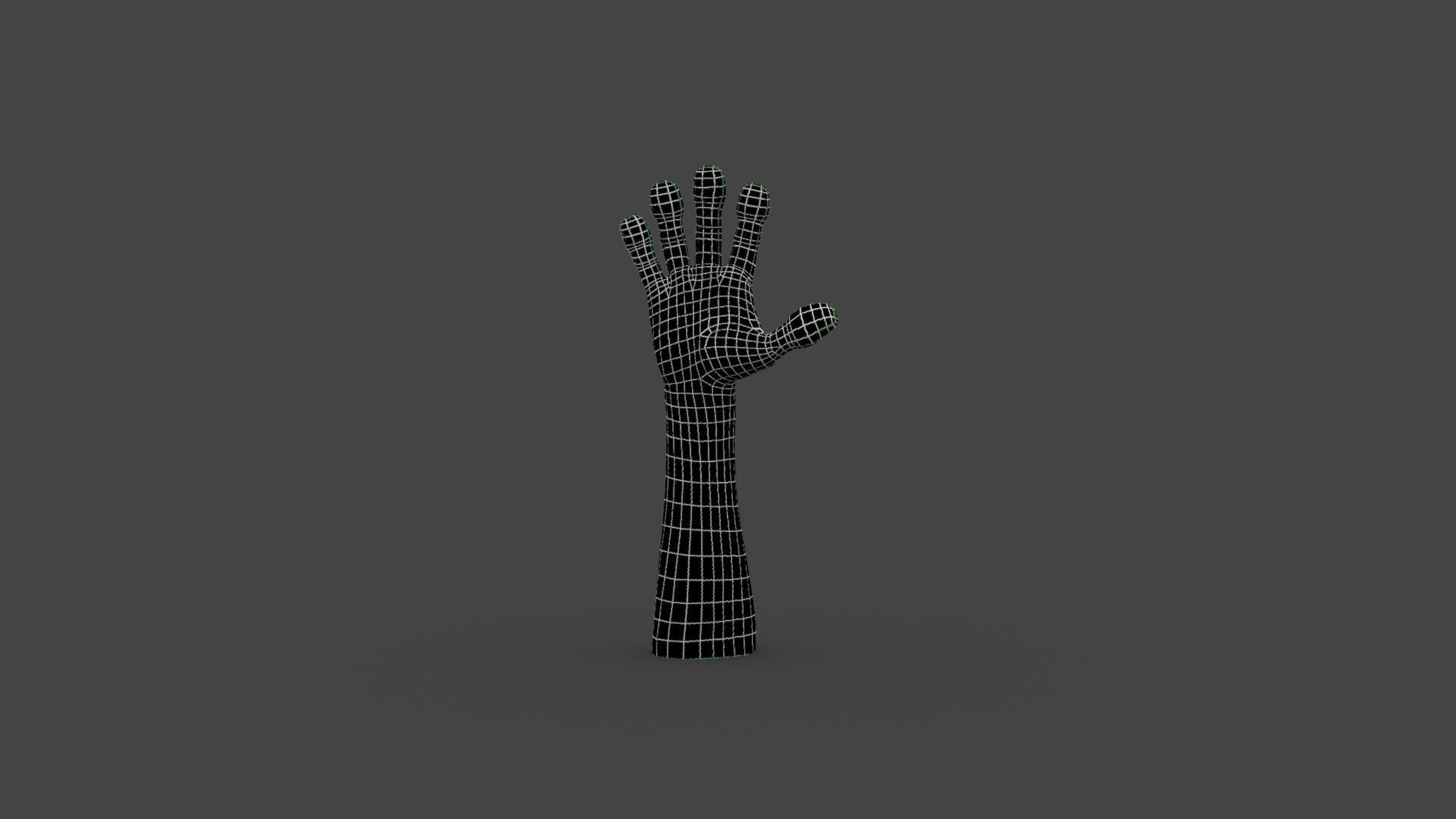 3D model HAND-034 Rigged Right Hand VR / AR / low-poly | CGTrader