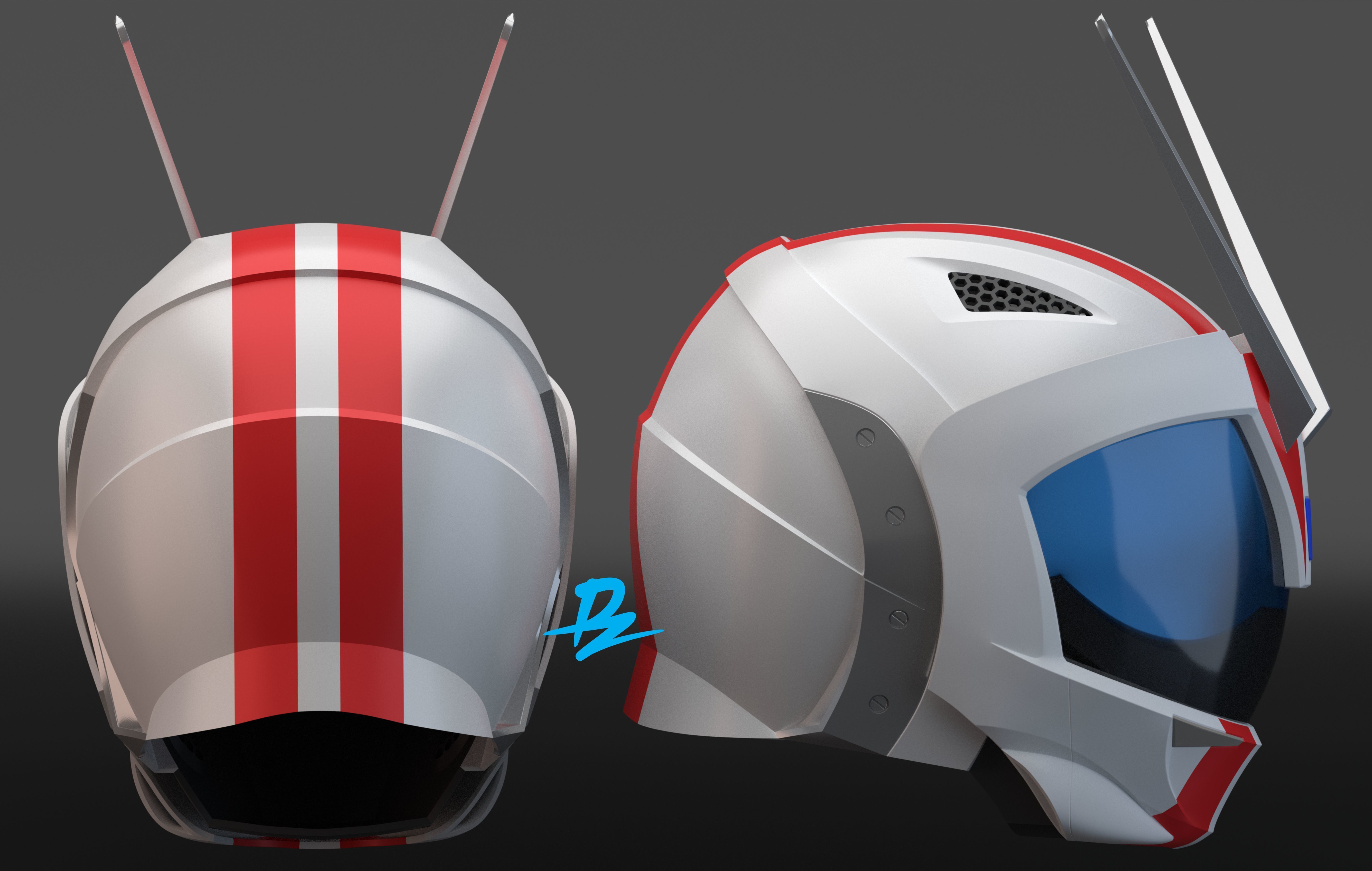 kamen rider Mach 3D model 3D printable | CGTrader