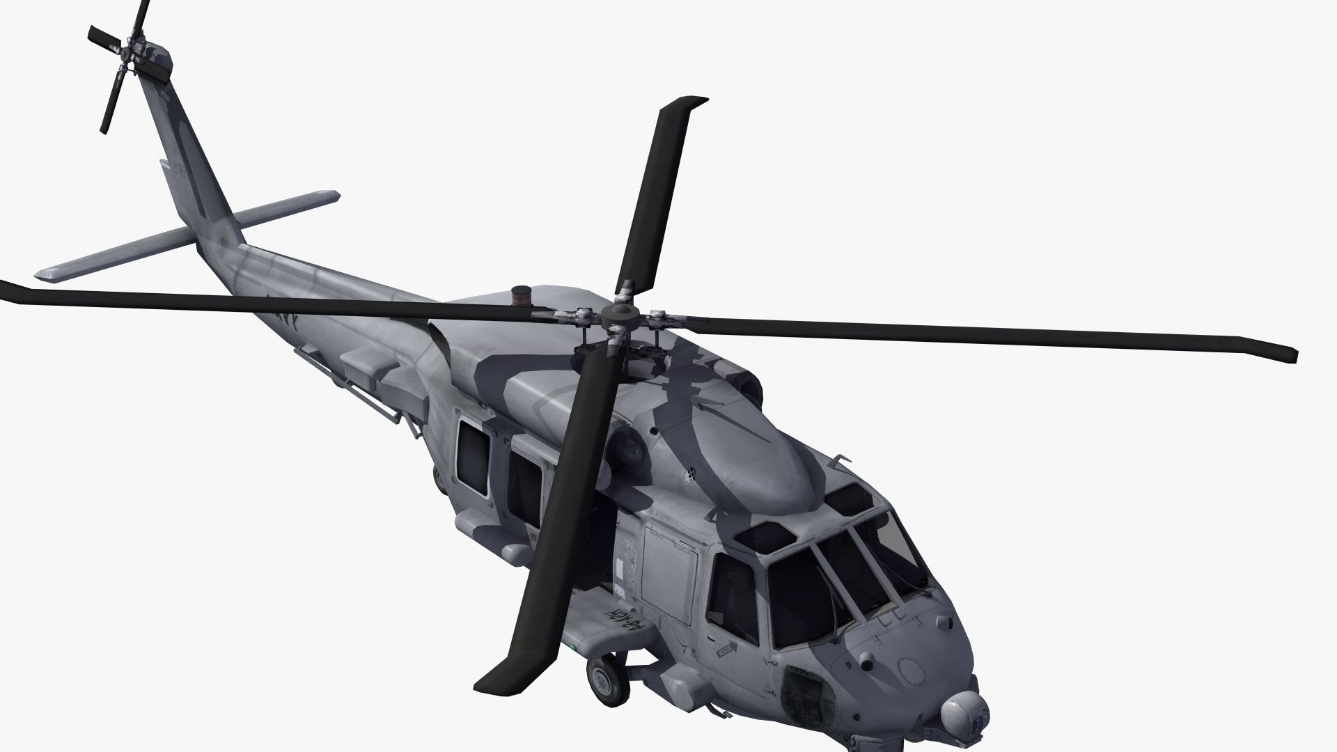 MH60 Seahawk Helicopter 3D model | CGTrader