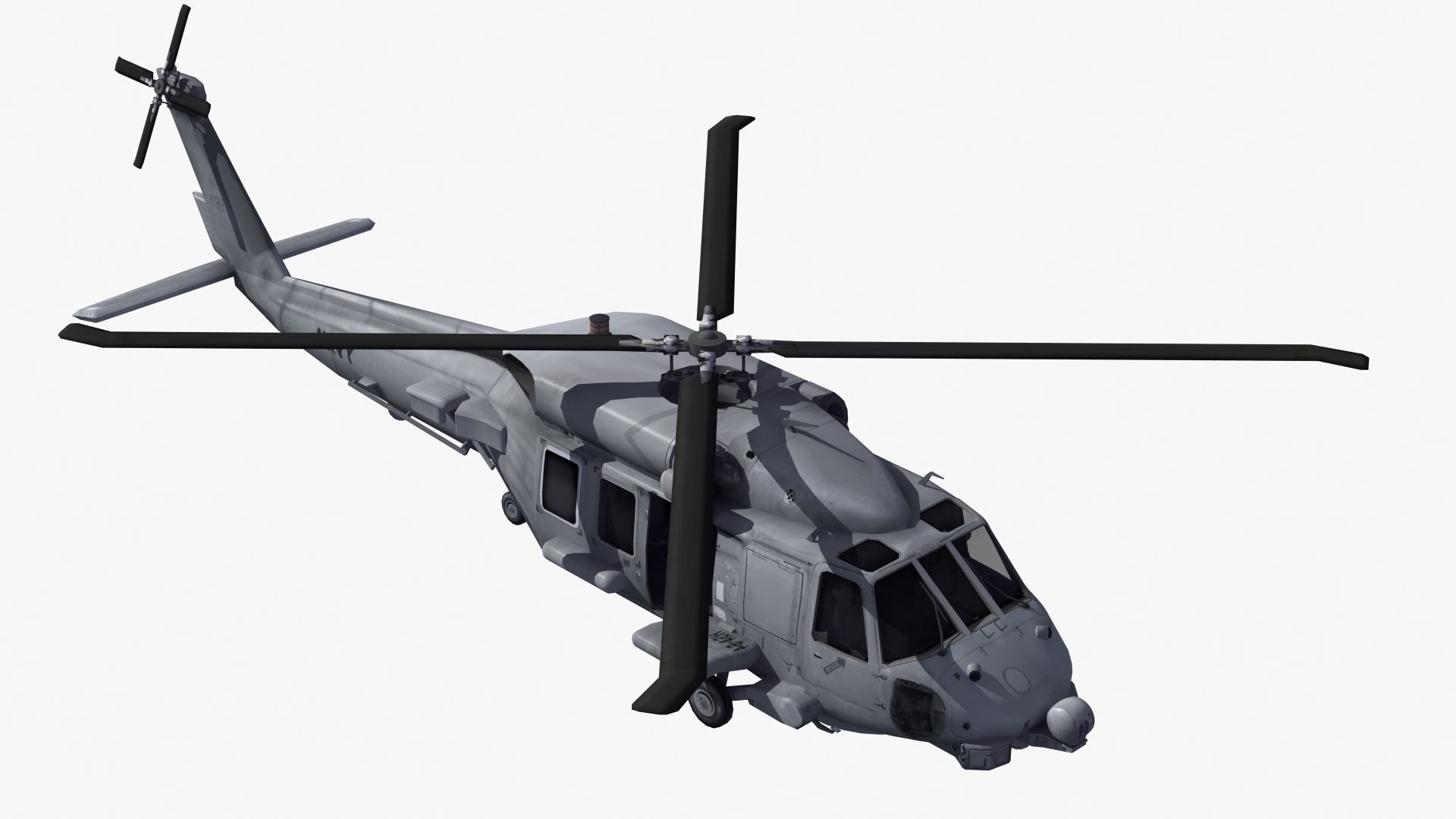 MH60 Seahawk Helicopter 3D model | CGTrader