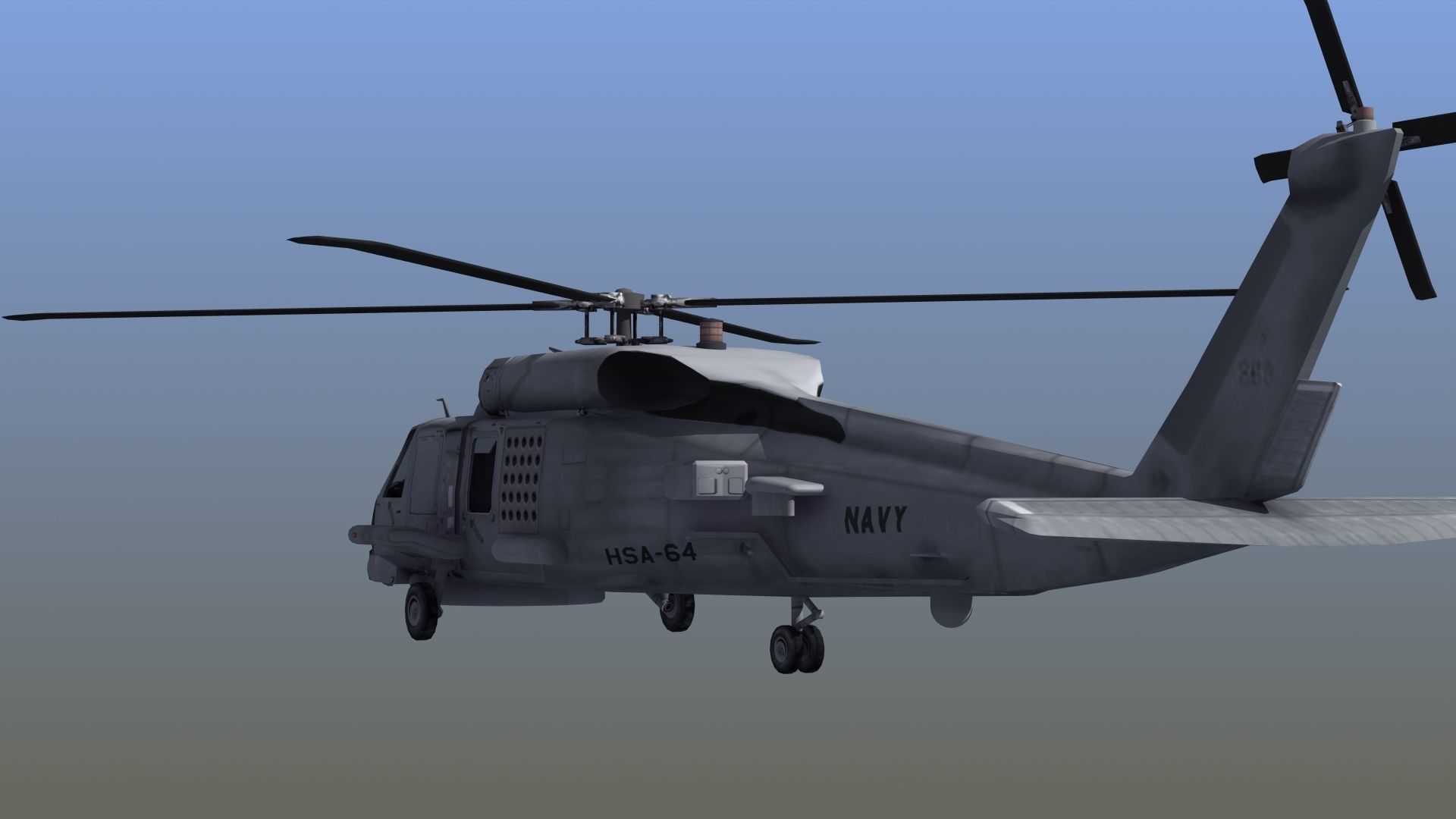 MH60 Seahawk Helicopter 3D model | CGTrader