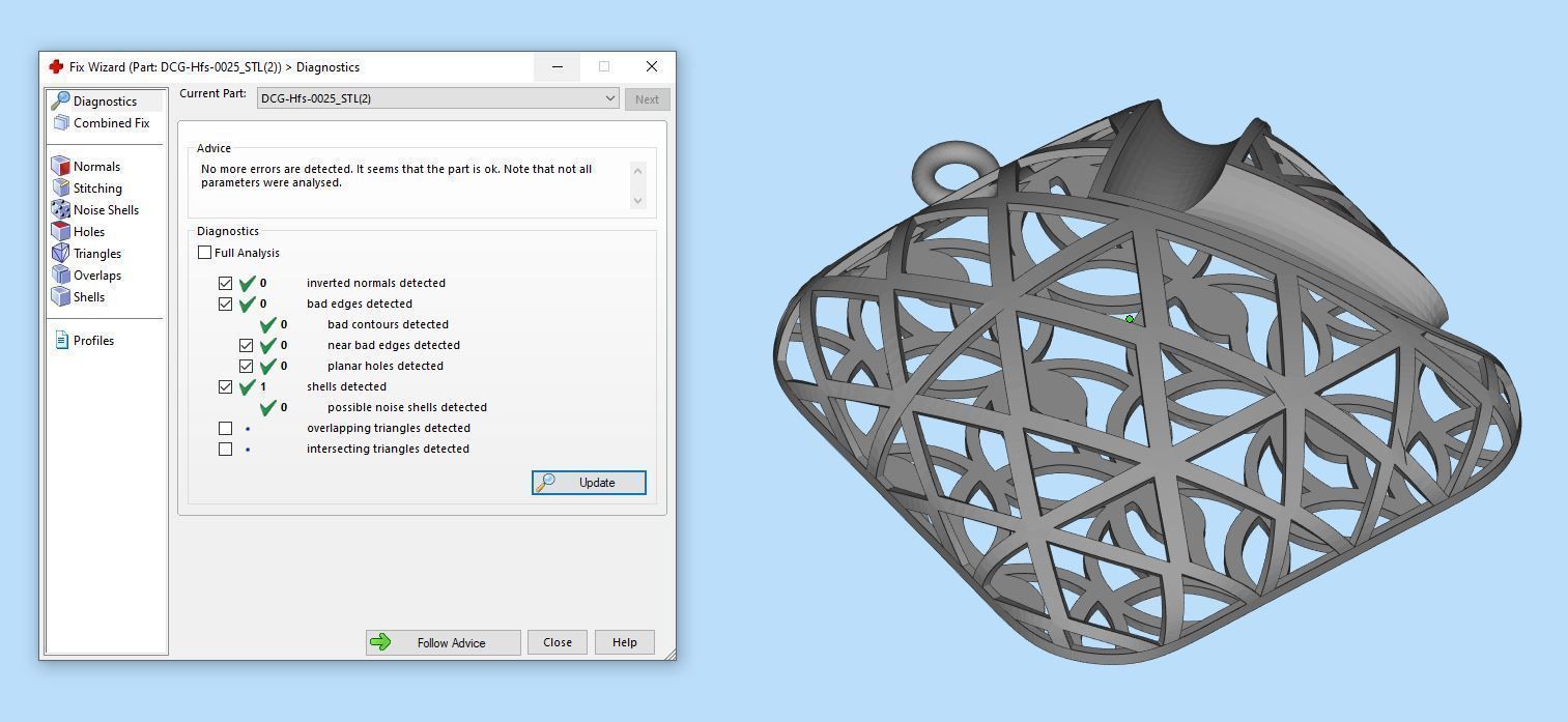 Half set 0025 free 3D model 3D printable | CGTrader