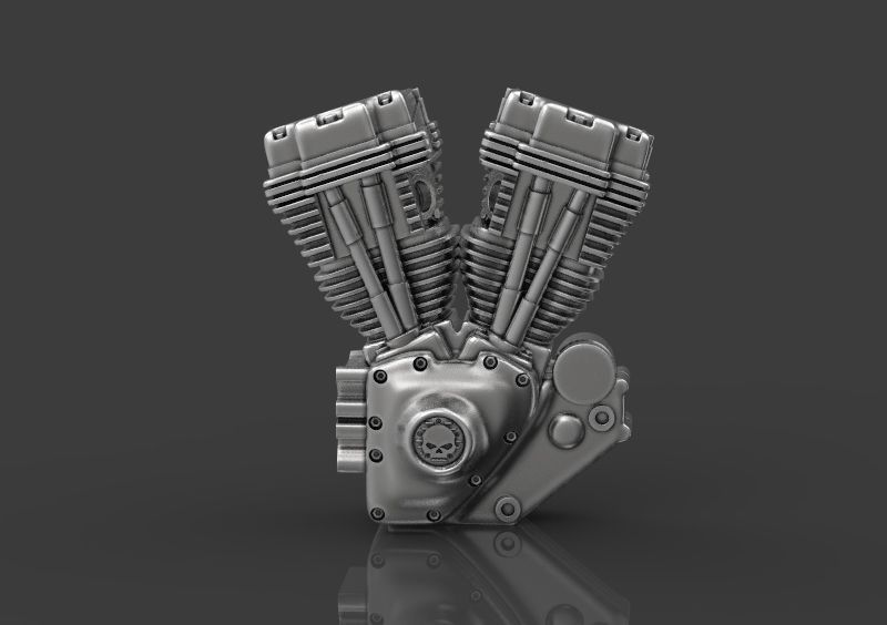 Harley motorcycle engine 3d model for 3d printing 3D print model 3D ...