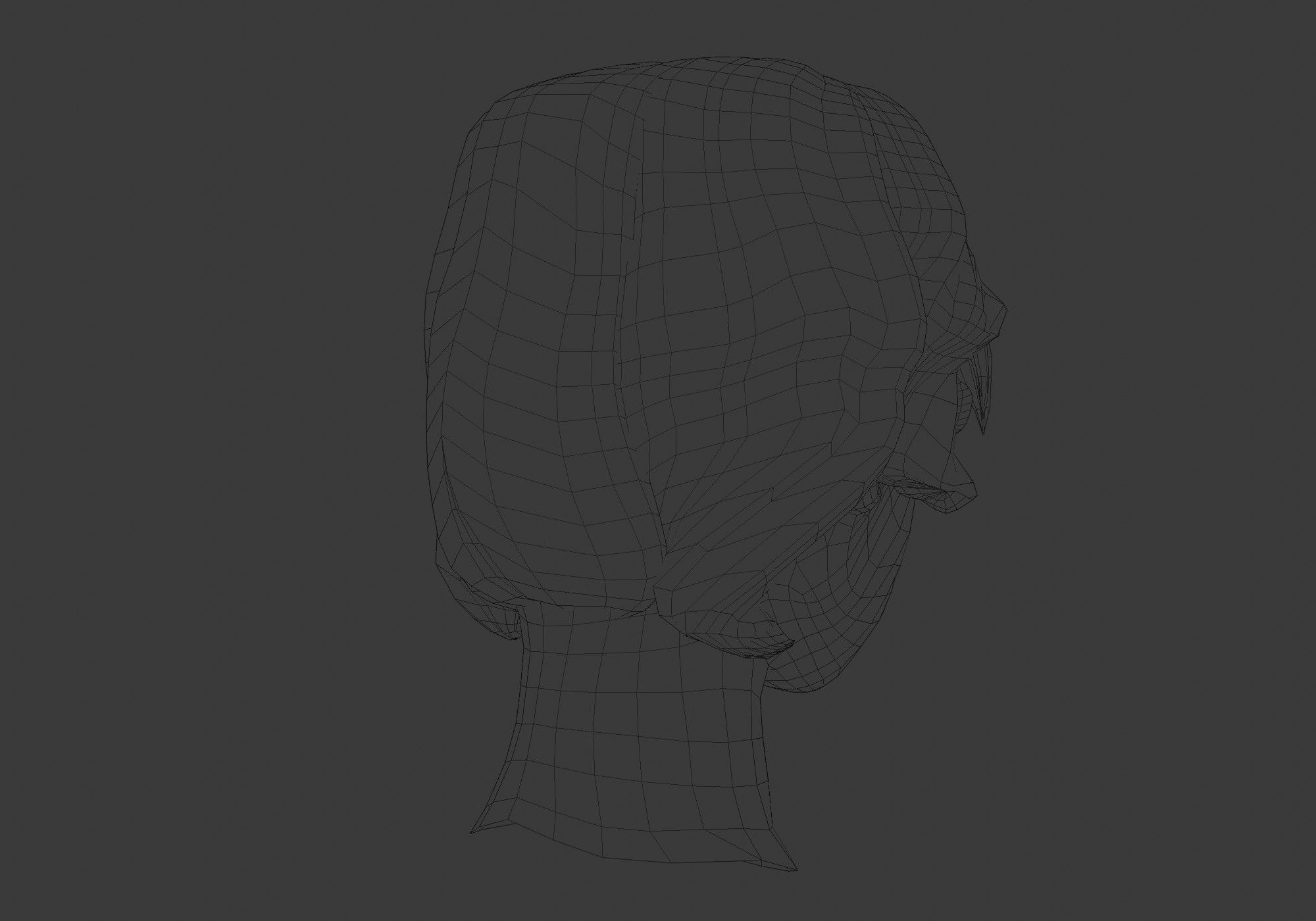 bangs cartoon hairstyle 3D model | CGTrader