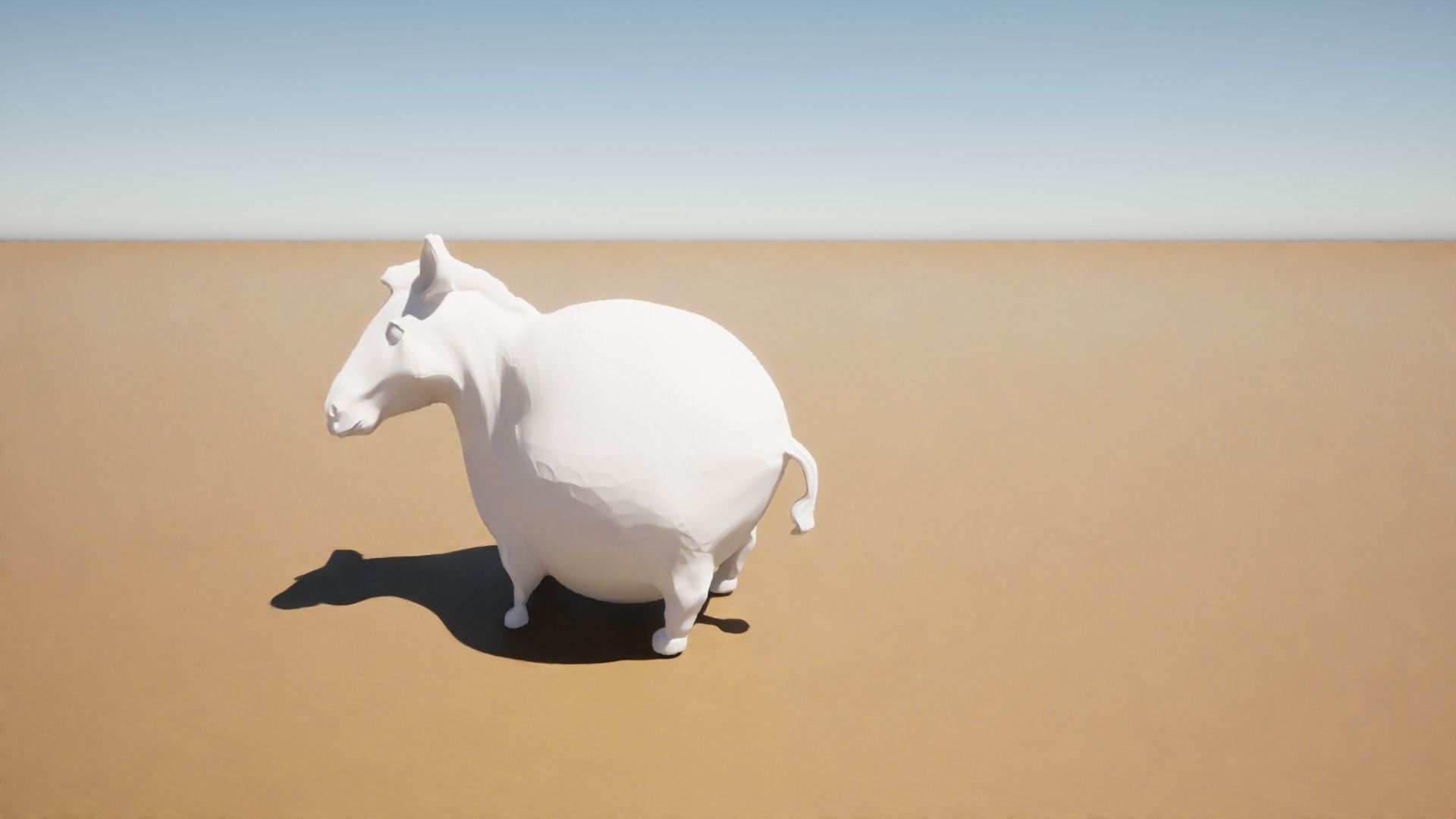 Fat Zebra Figurine Sculpture 3D model 3D printable | CGTrader