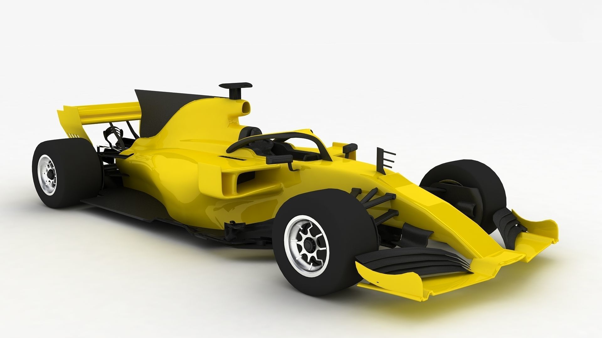Formula 1 Season 2022 F1 Race Car yellow 3D model | CGTrader