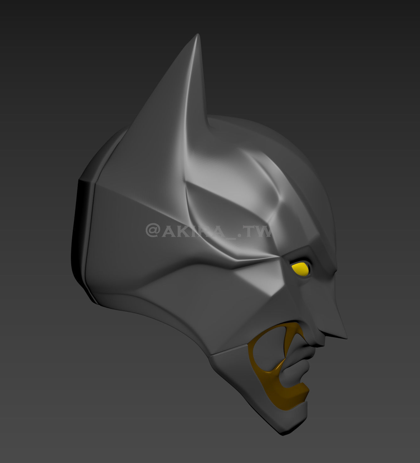 Batman Samurai Helmet Cosplay 3D model 3D printable | CGTrader