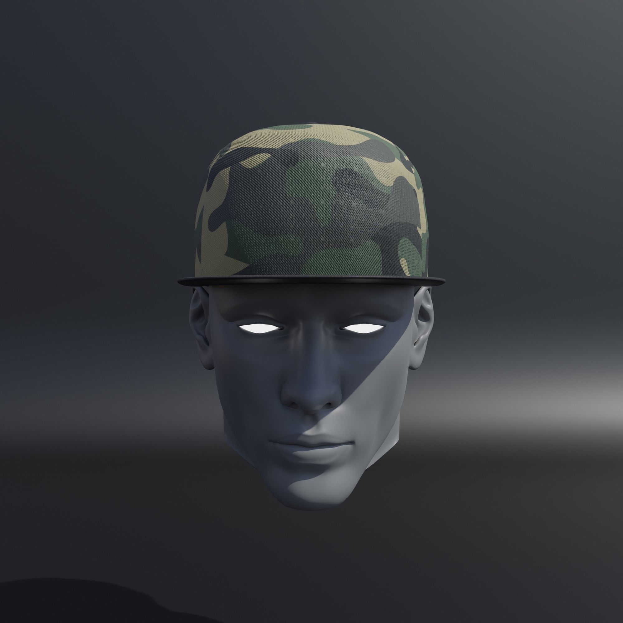 Snapback Cap 3D model | CGTrader