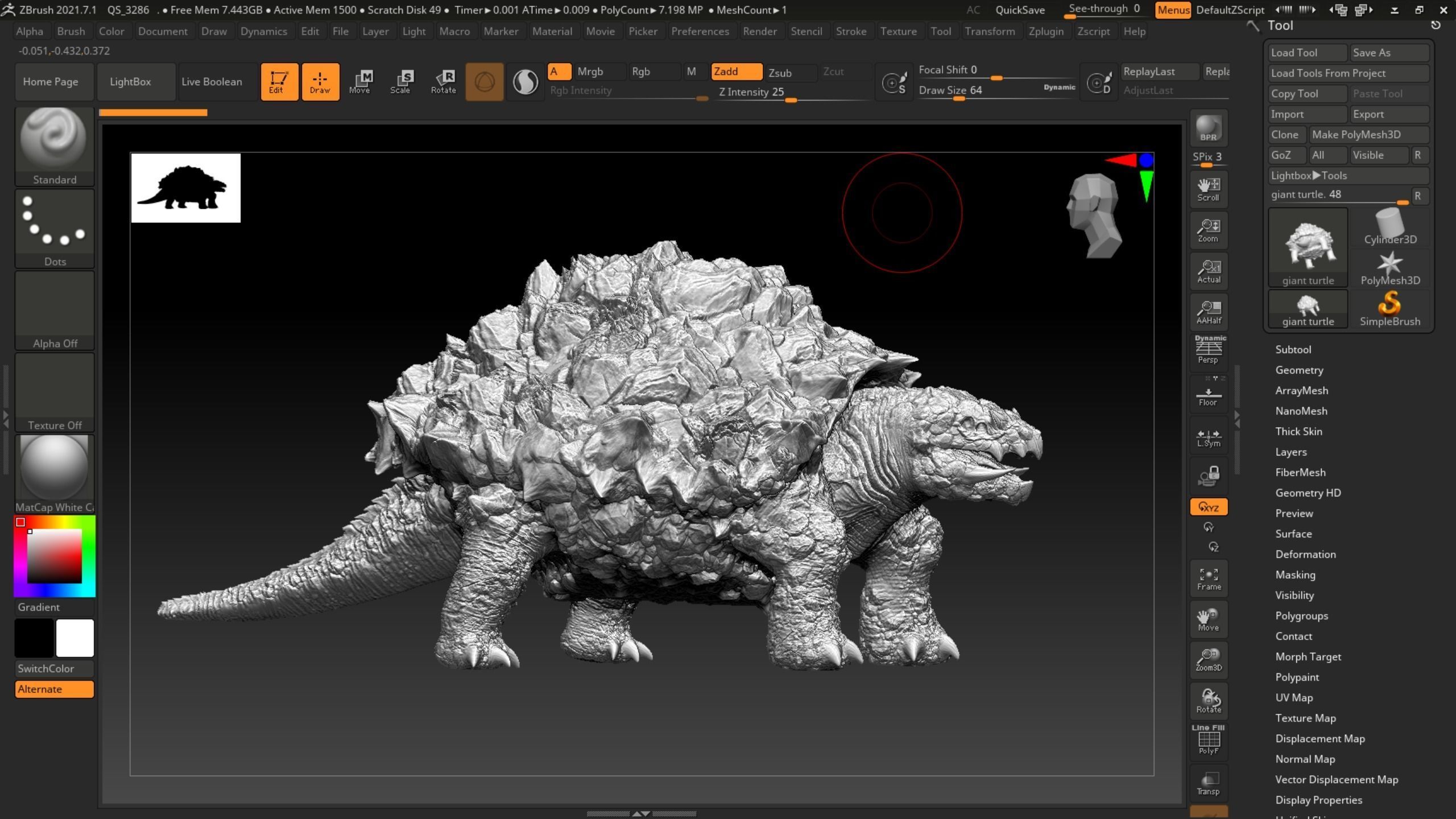 3D model Golem tortoise monster VR / AR / low-poly | CGTrader