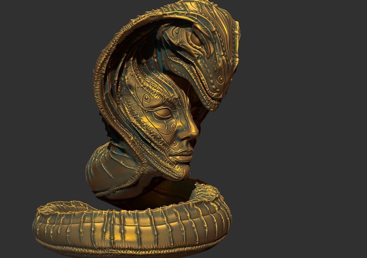 Serpent Model 3D model 3D printable | CGTrader