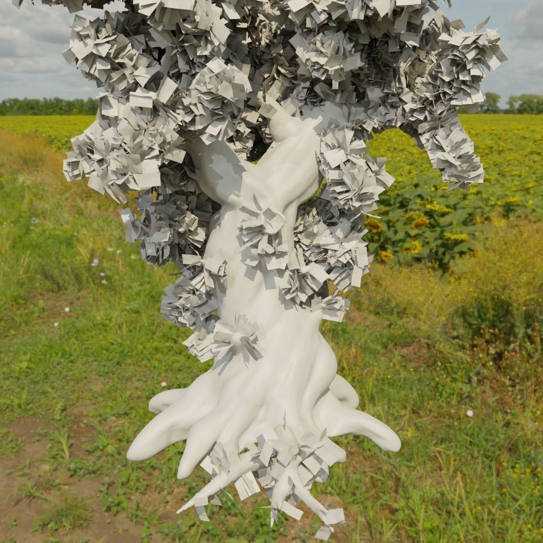 Stylished Old Tree free 3D model | CGTrader