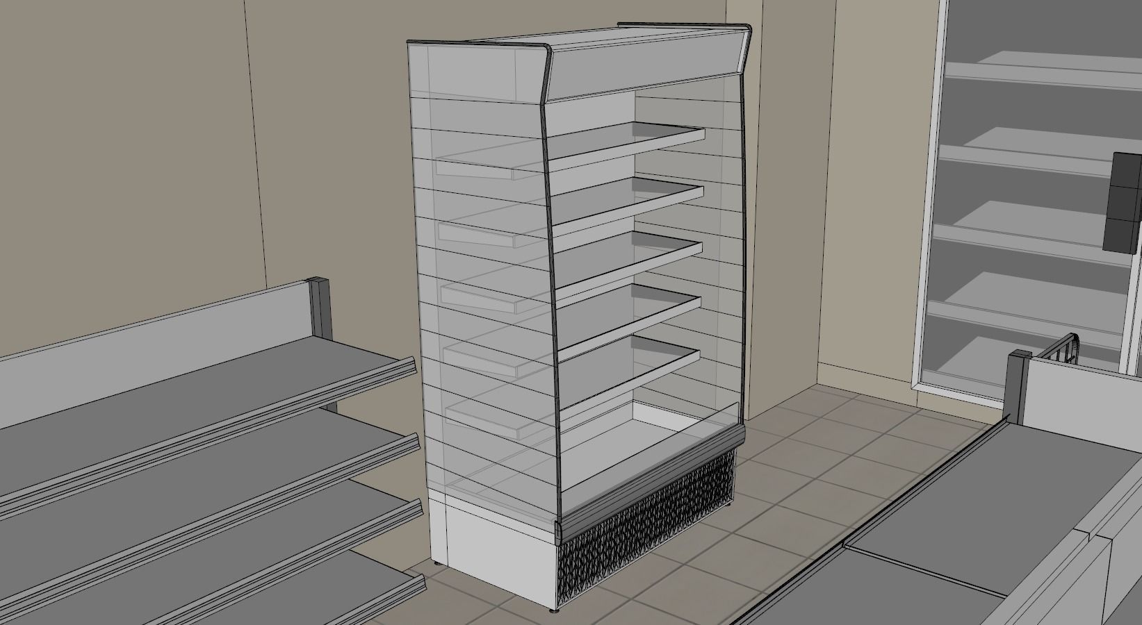 Convenience Store 1 3D model | CGTrader