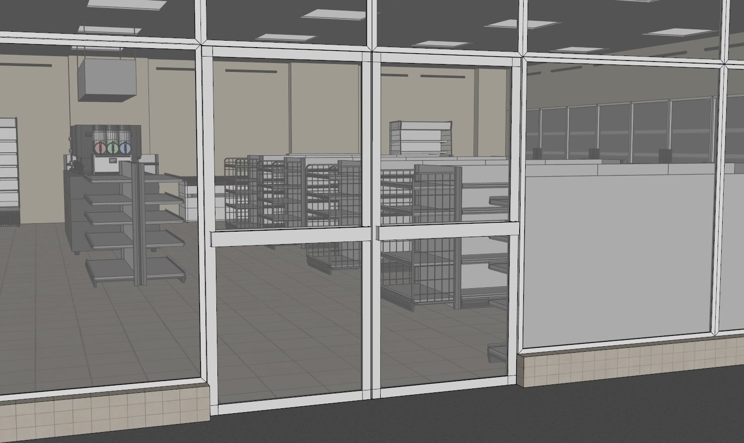Convenience Store 1 3D model | CGTrader