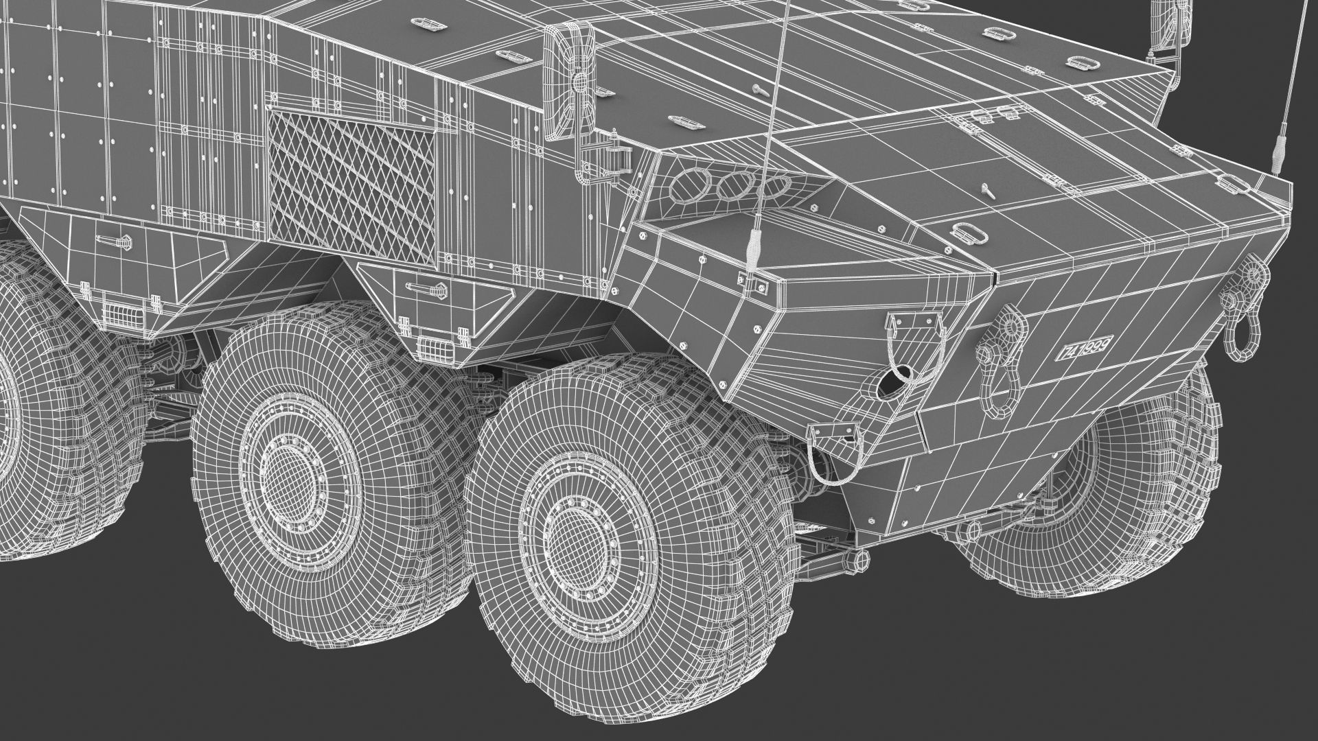 Eitan 8x8 APC Armoured Fighting Vehicle 3D model | CGTrader