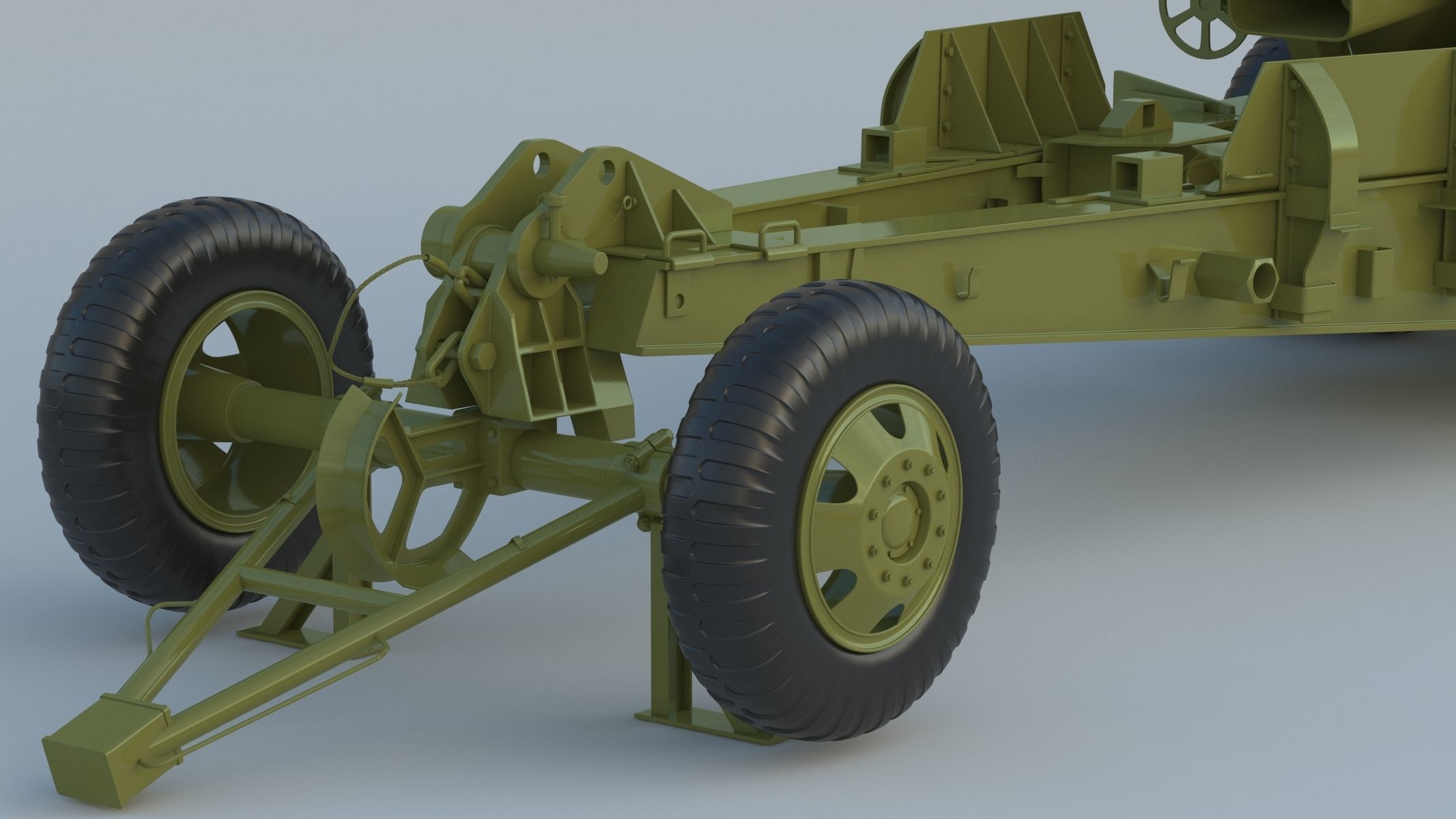 M115 Howitzer 3D model | CGTrader