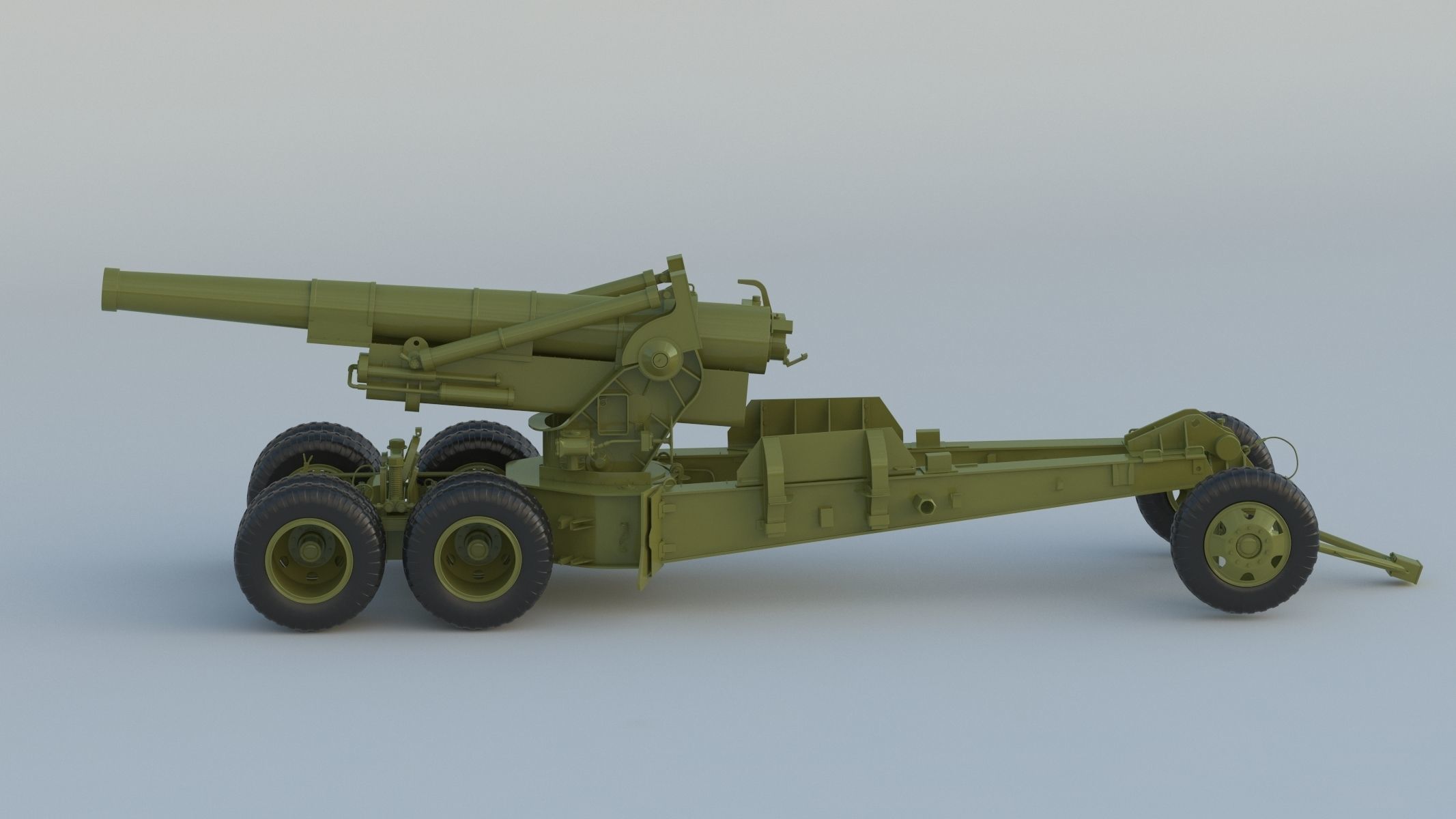 M115 Howitzer 3D model | CGTrader