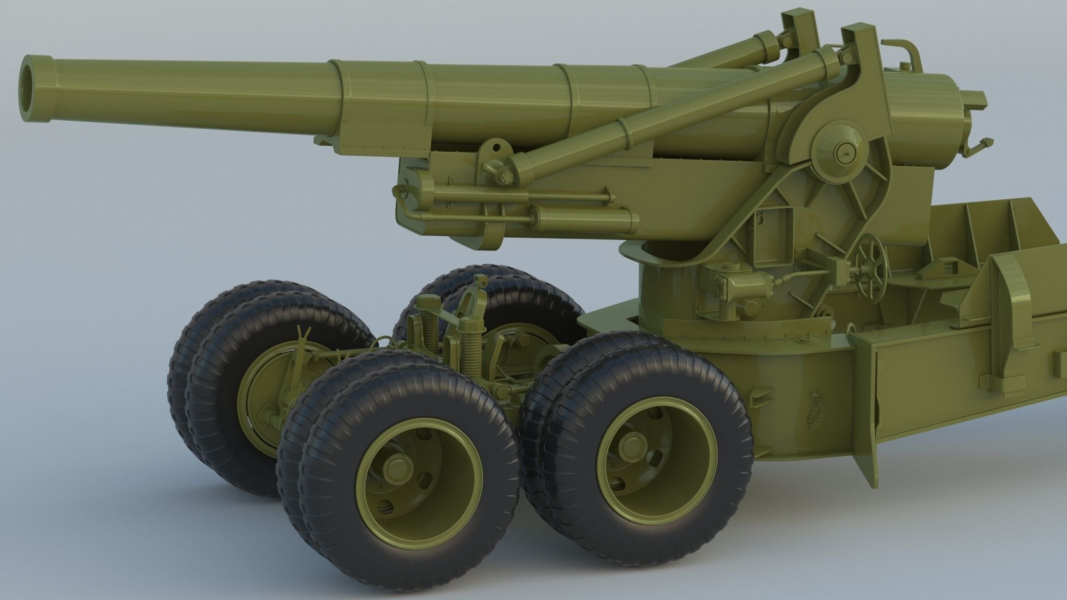 M115 Howitzer 3D model | CGTrader
