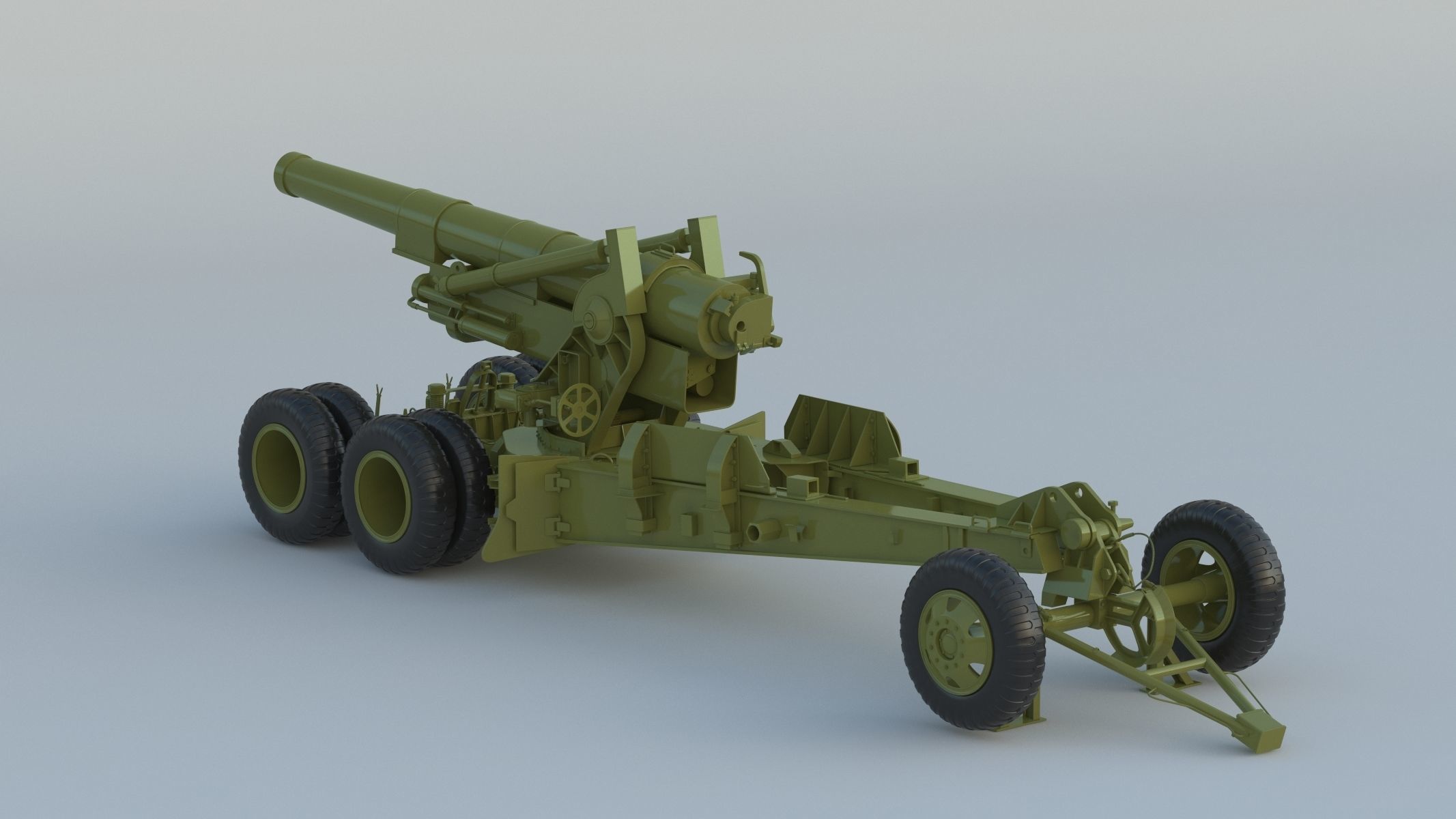 M115 Howitzer 3D model | CGTrader