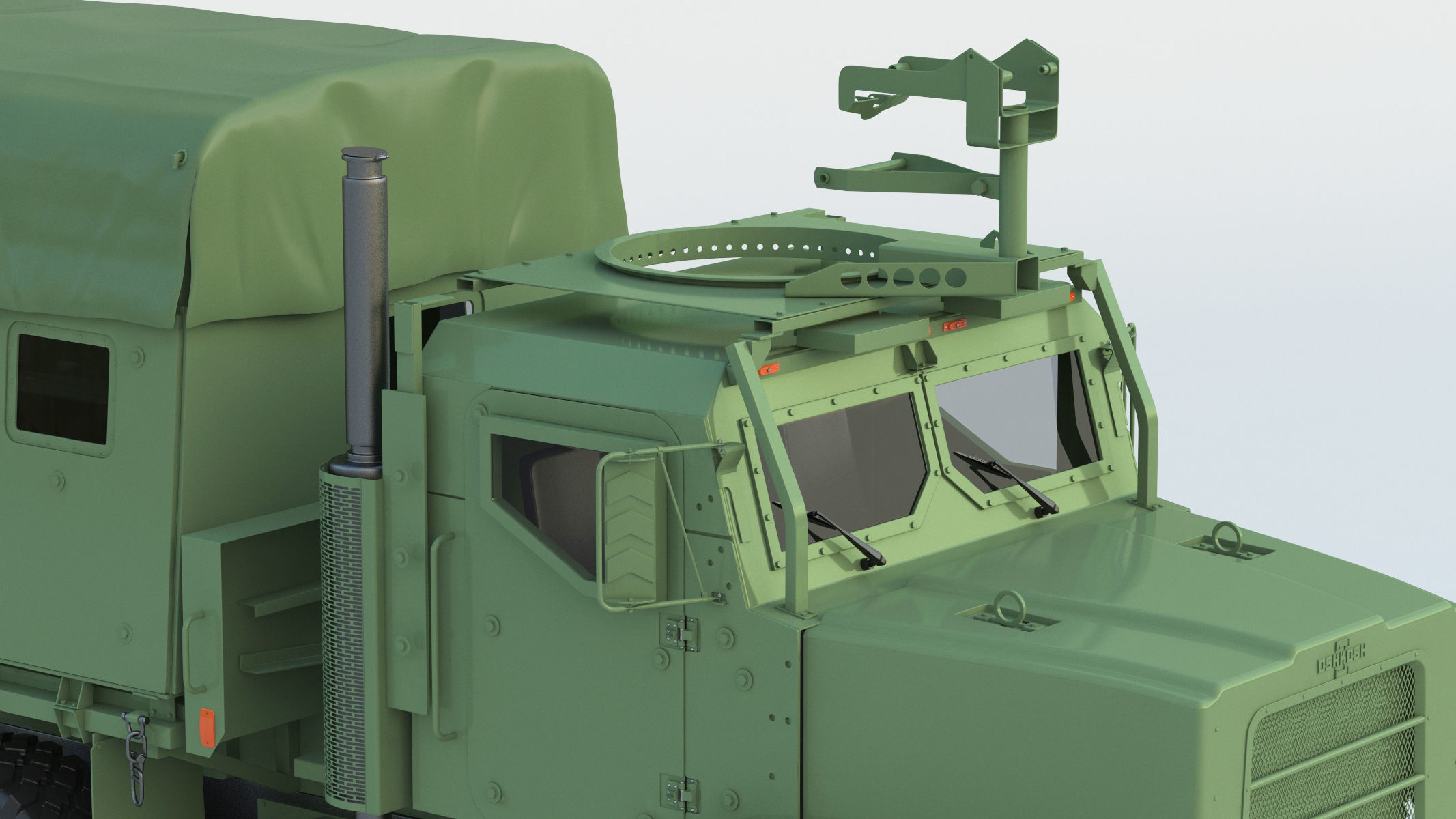 MTVR MK23 Standard Military Truck 3D model | CGTrader