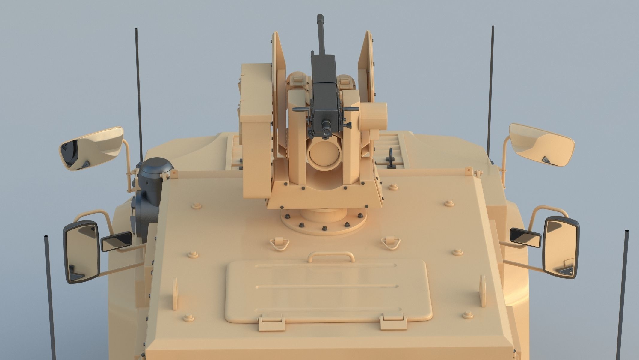 Oshkosh L-ATV in M1278 Heavy Guns Carrier 3D model | CGTrader