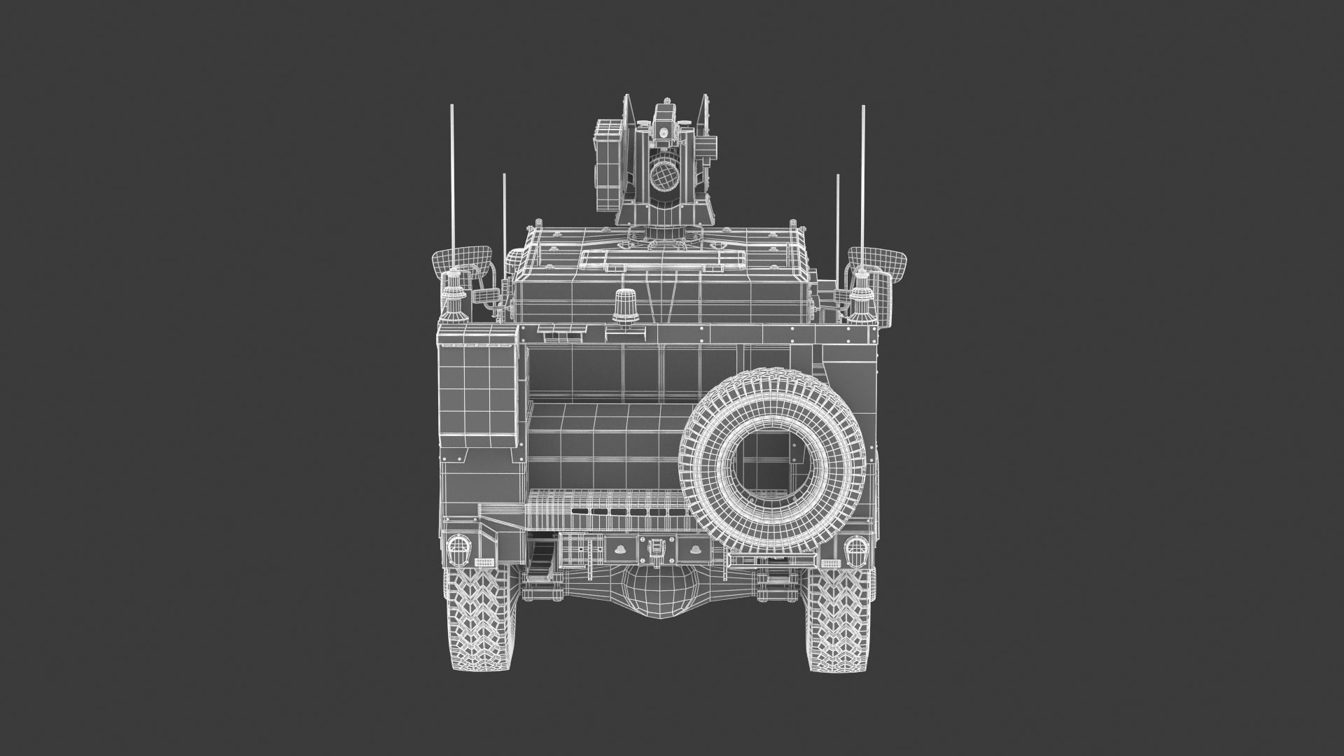 Oshkosh L-ATV in M1278 Heavy Guns Carrier 3D model | CGTrader