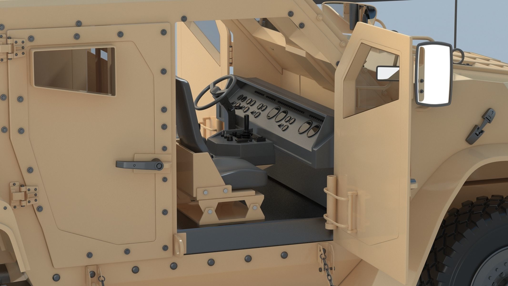 Oshkosh L-ATV in M1278 Heavy Guns Carrier 3D model | CGTrader