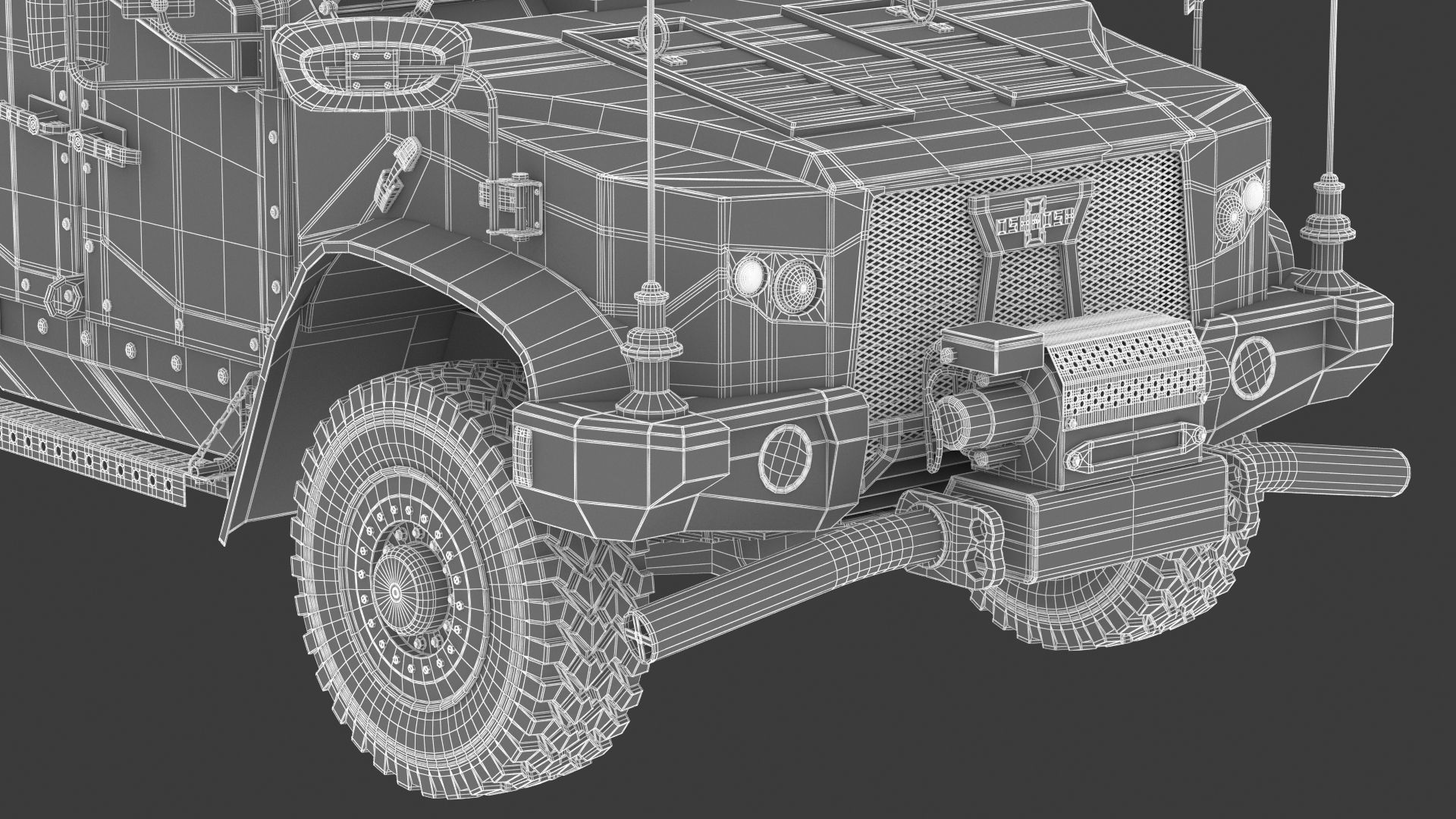 Oshkosh L-ATV in M1278 Heavy Guns Carrier 3D model | CGTrader