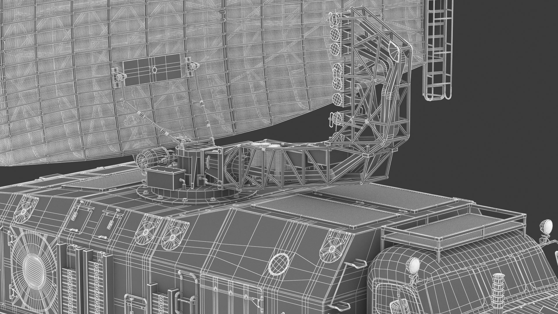 P-40 Radar Armour Long Track 3D model | CGTrader