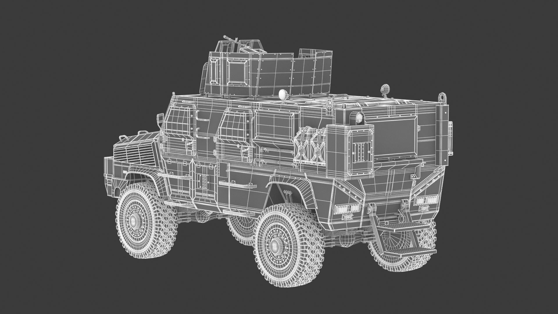 RG-33 Military Truck 3D model | CGTrader