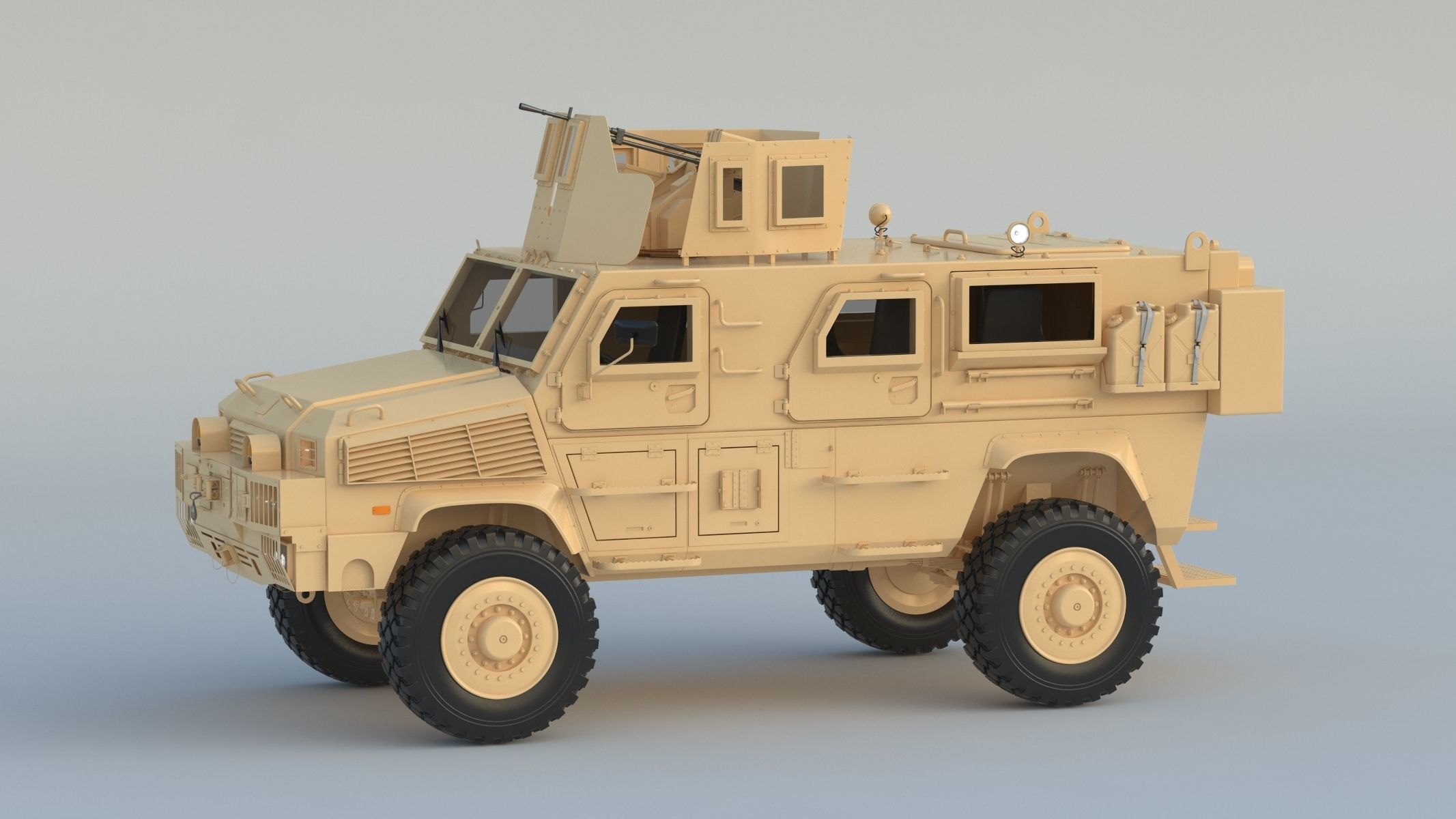 RG-33 Military Truck 3D model | CGTrader