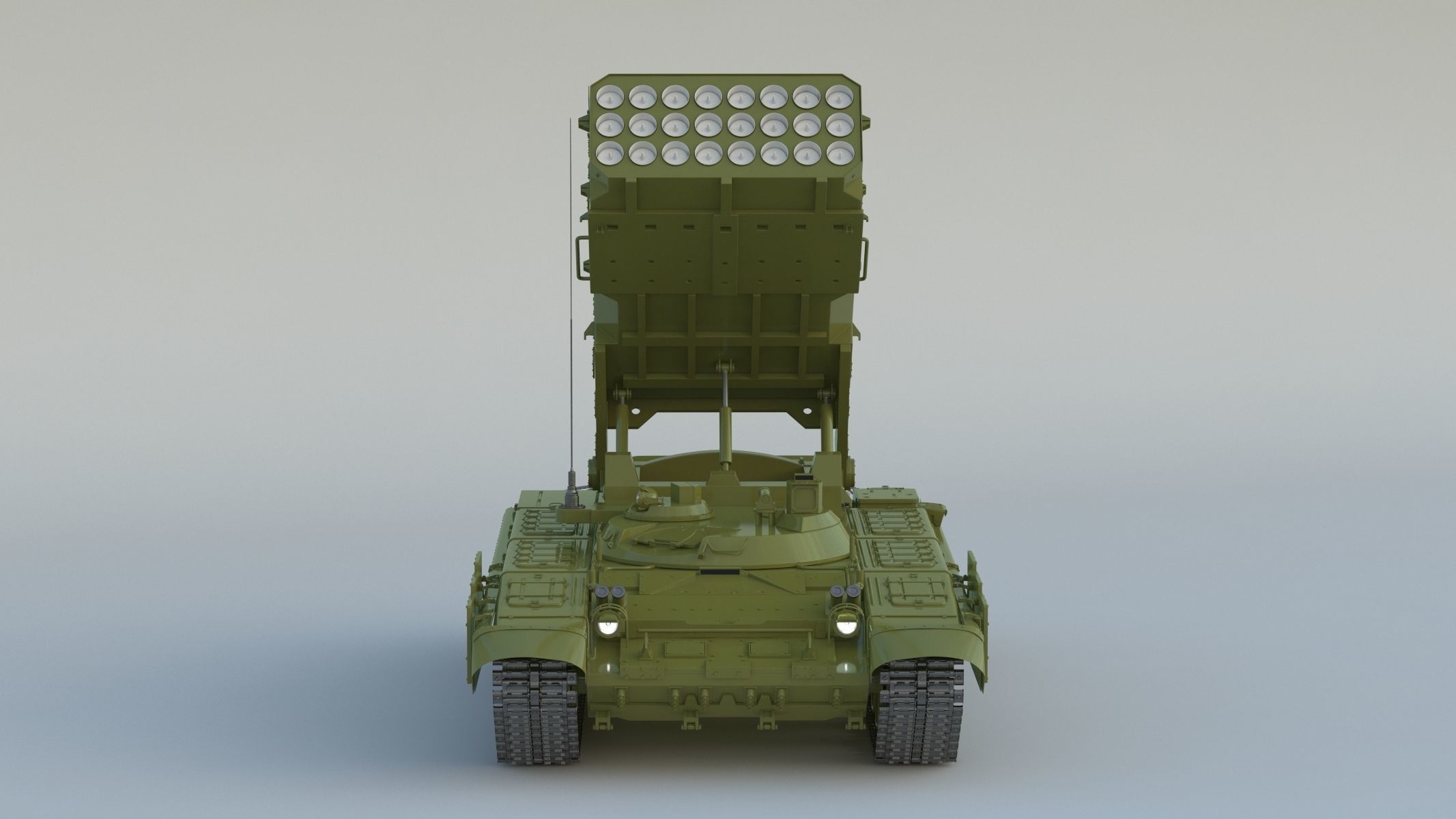 TOS-1 Multiple Rocket Launcher 3D model | CGTrader