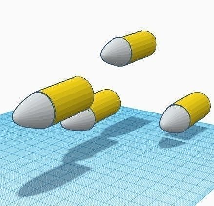 Flying Bullets 3D model | CGTrader