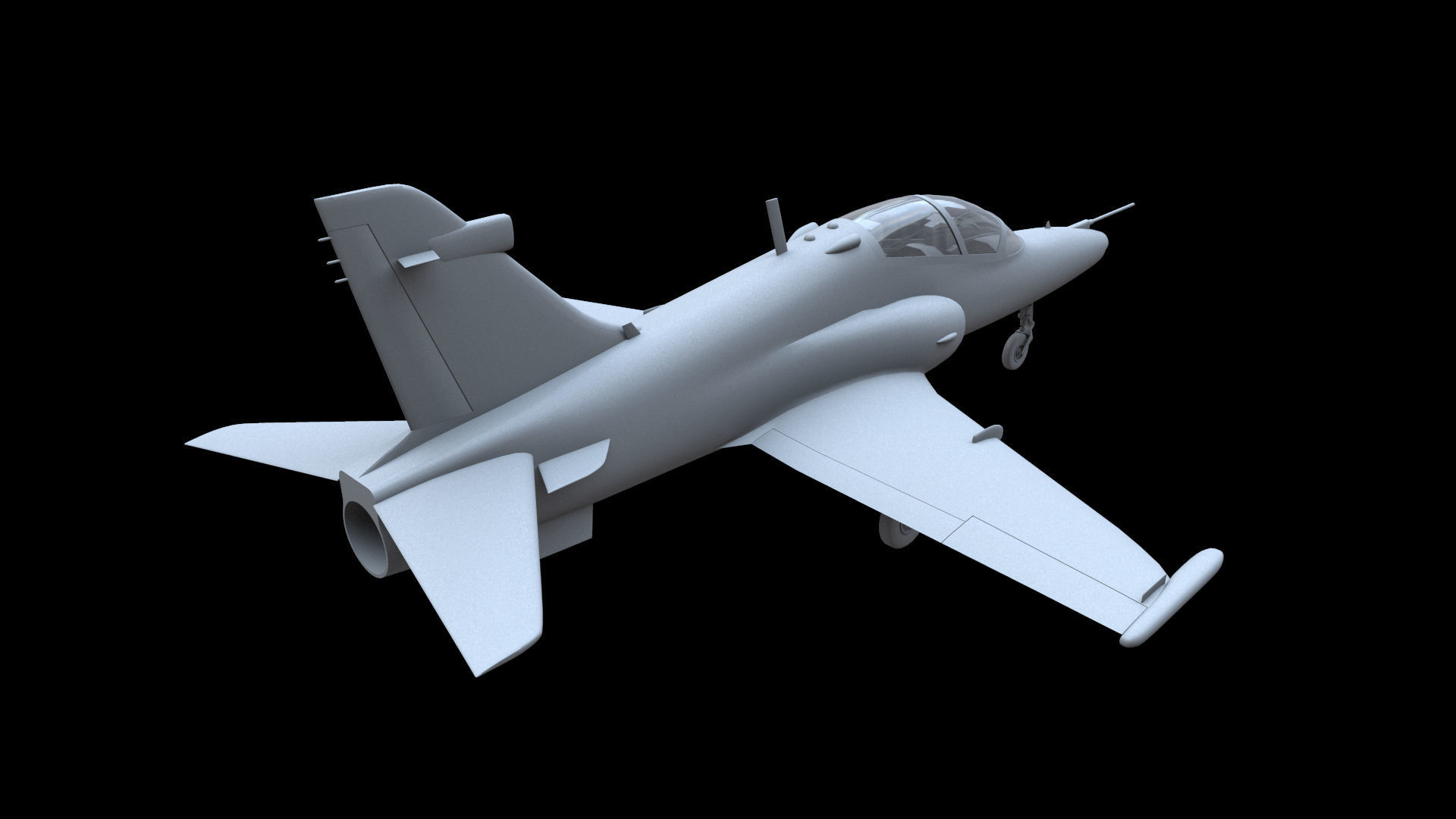 BAe Hawk 128 free VR / AR / low-poly 3D model | CGTrader