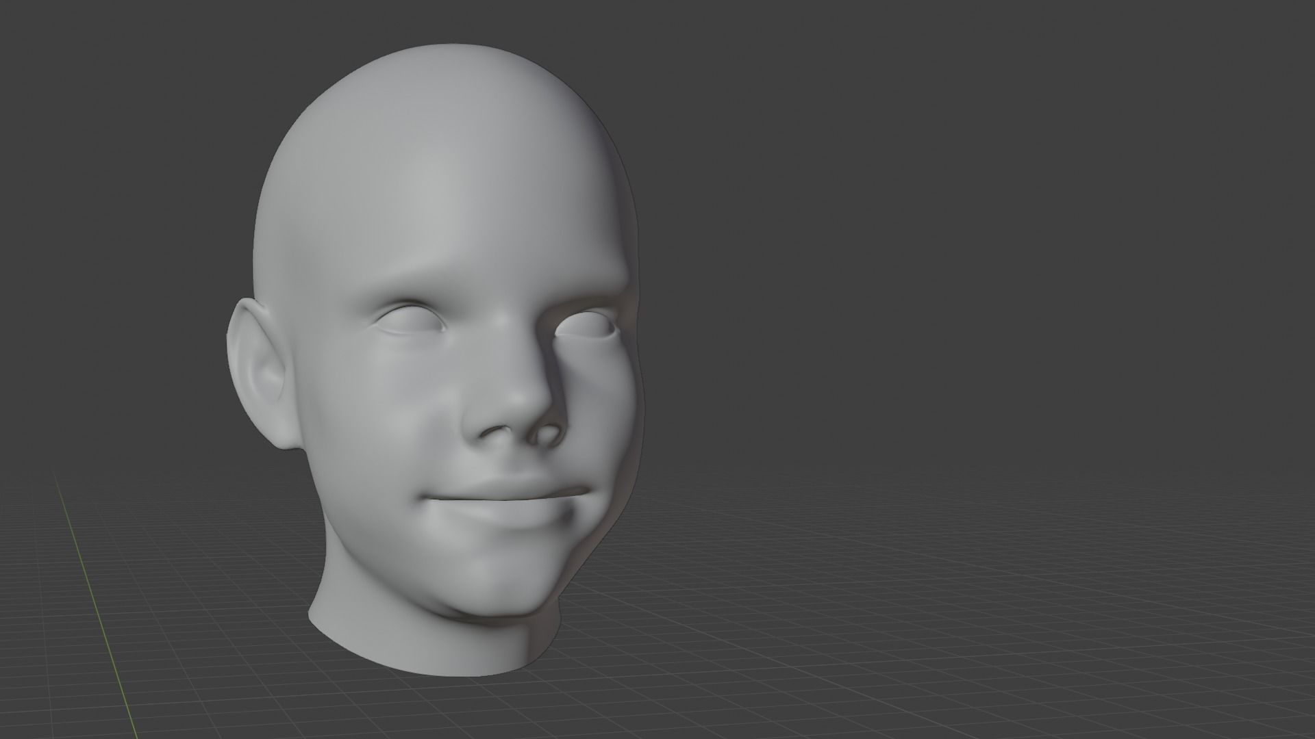 3D head female model 3D model | CGTrader