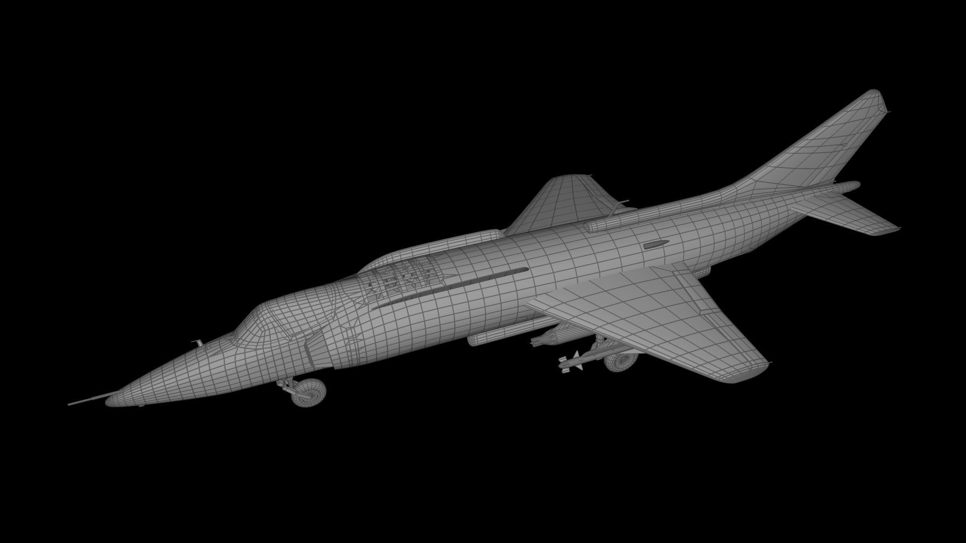 Yakovlev Yak-38 free VR / AR / low-poly 3D model | CGTrader