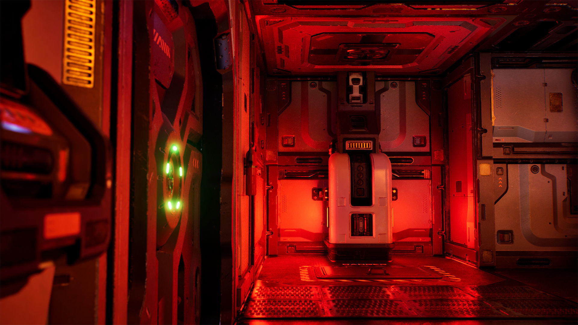 3D model Sci-fi Modular Interior Space Station - Unity and Unreal VR ...