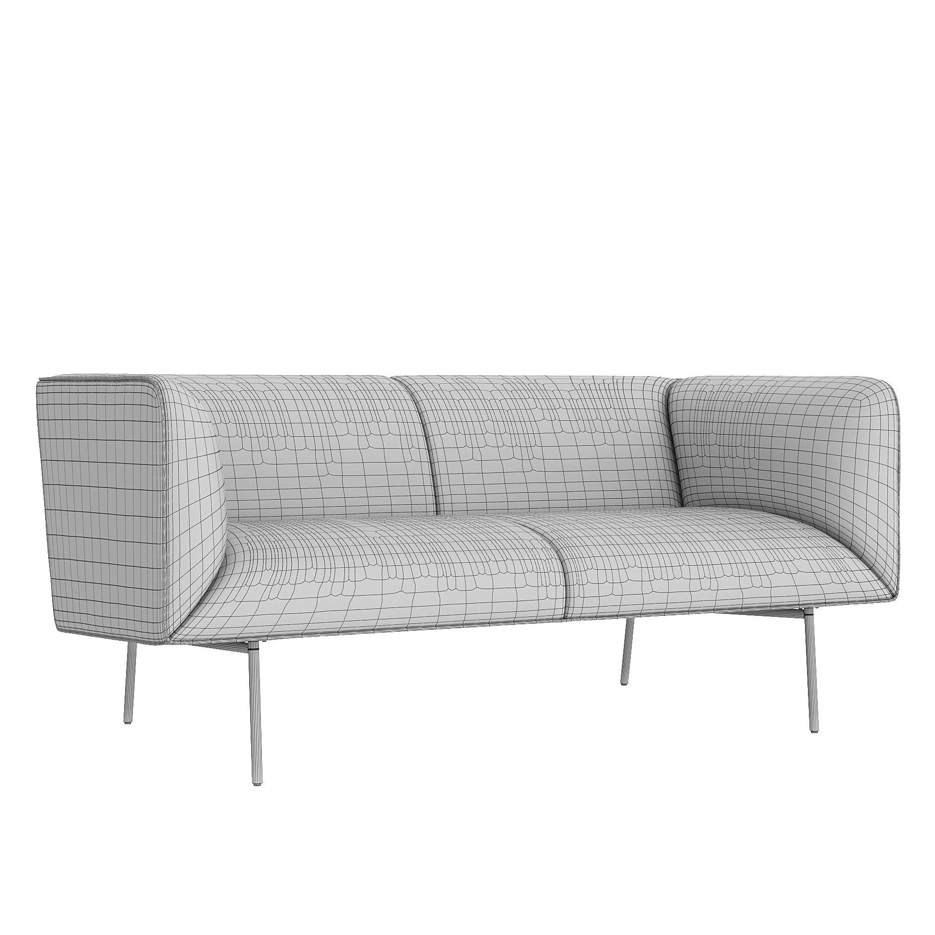 BLU DOT Dandy 70 Sofa 3D model | CGTrader