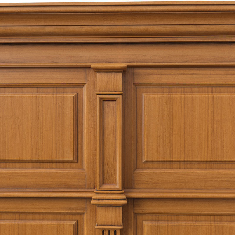 Wooden panel 01 03 3D model | CGTrader