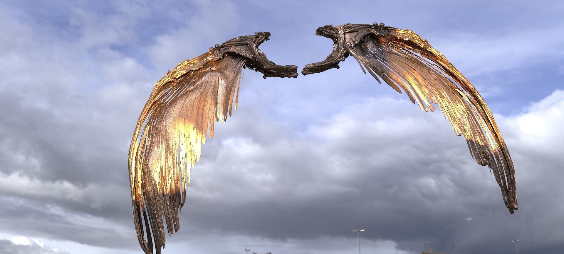 Icarus Wings of the gods 3D model | CGTrader