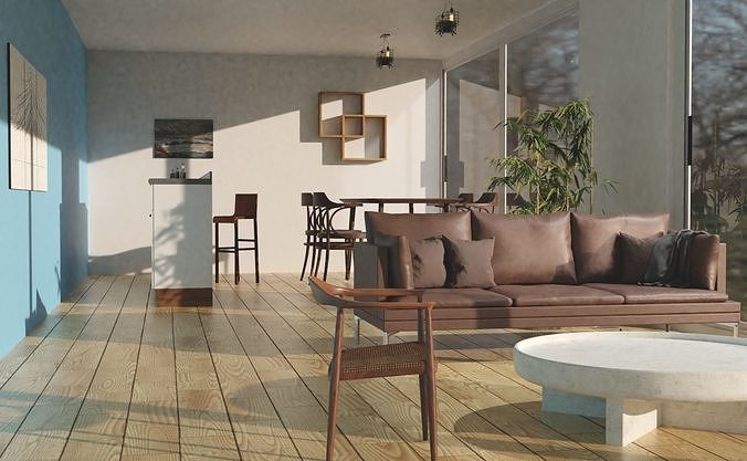 Interior design free 3D model | CGTrader