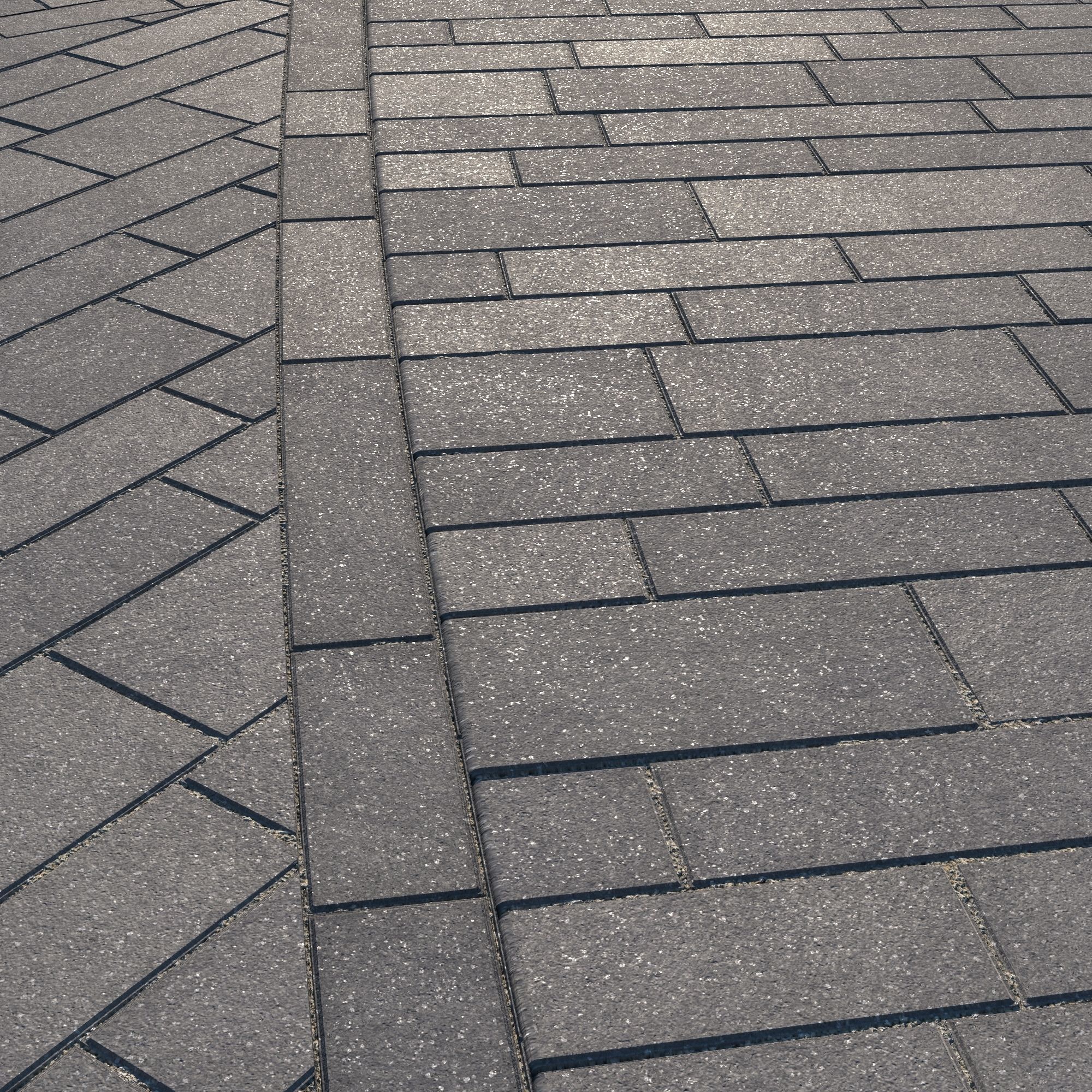 Texture 8k Large Area Linear concrete paving 01 - 3 variations VR / AR ...