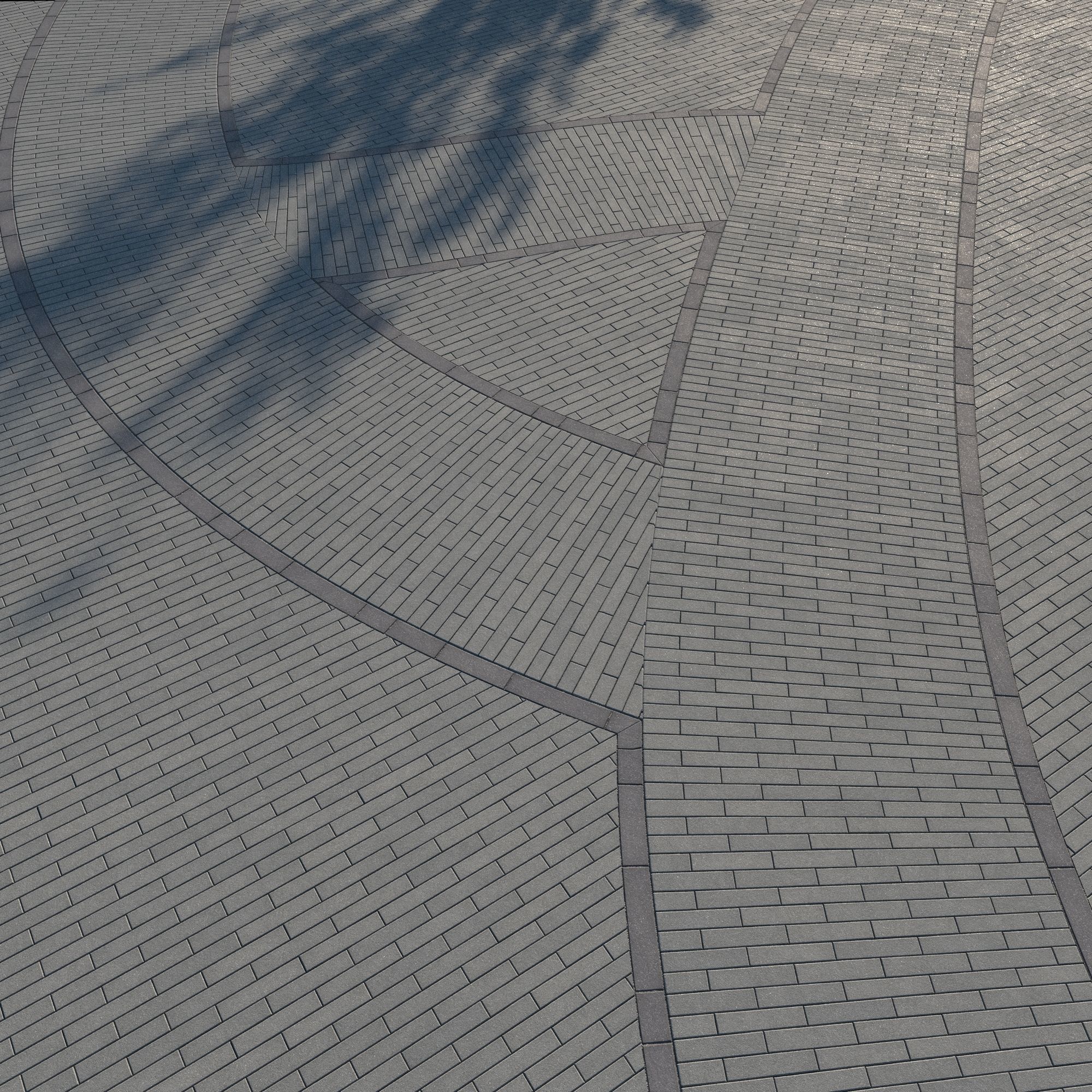 Texture 8k Large Area Linear concrete paving 02 - 3 Variations VR / AR ...