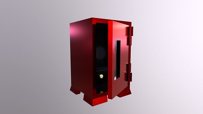 3D model vault safe box VR / AR / low-poly | CGTrader