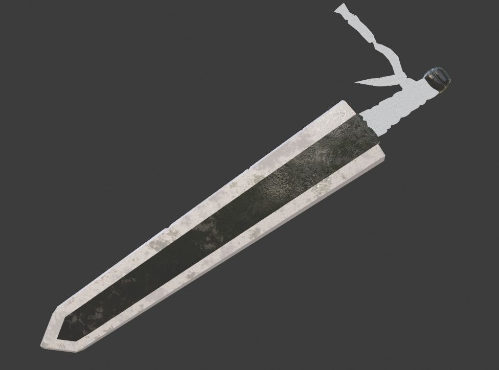 3D model Guts sword Dragonslayer VR / AR / low-poly | CGTrader