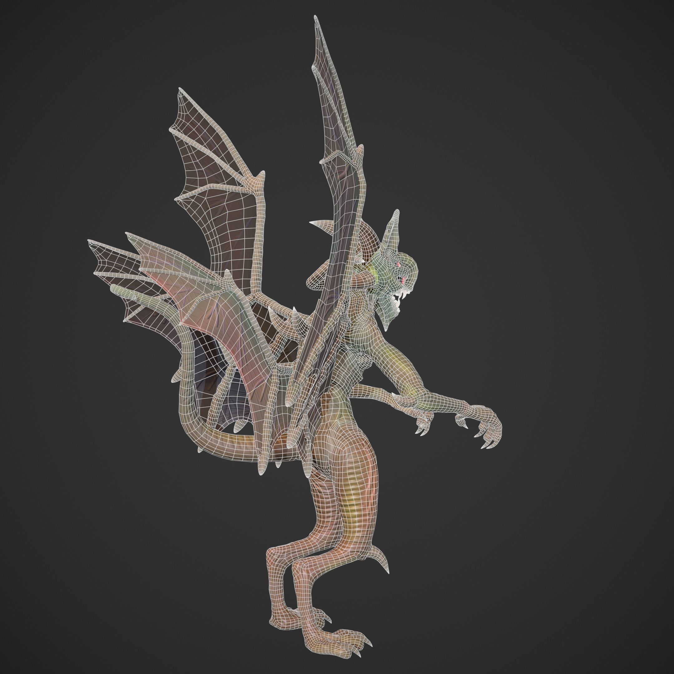 3D model Stylized Gargoyle VR / AR / low-poly | CGTrader