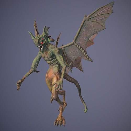 3D model Stylized Gargoyle VR / AR / low-poly | CGTrader