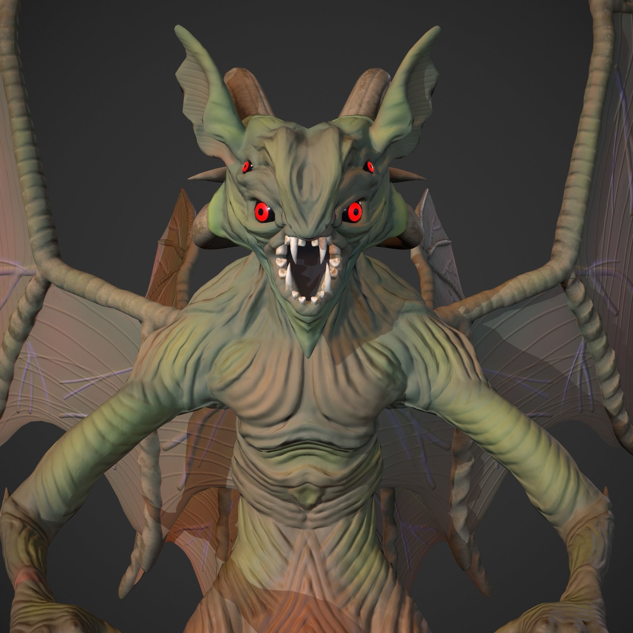 3D model Stylized Gargoyle VR / AR / low-poly | CGTrader