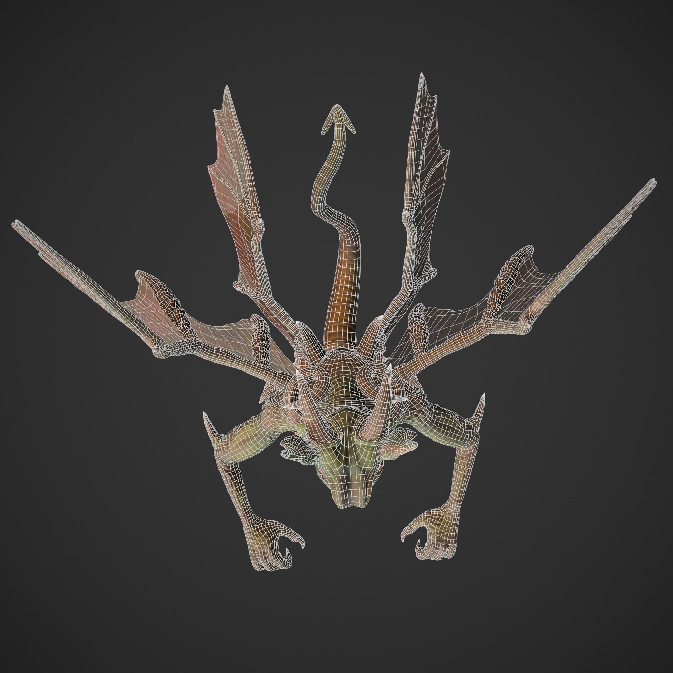3D model Stylized Gargoyle VR / AR / low-poly | CGTrader