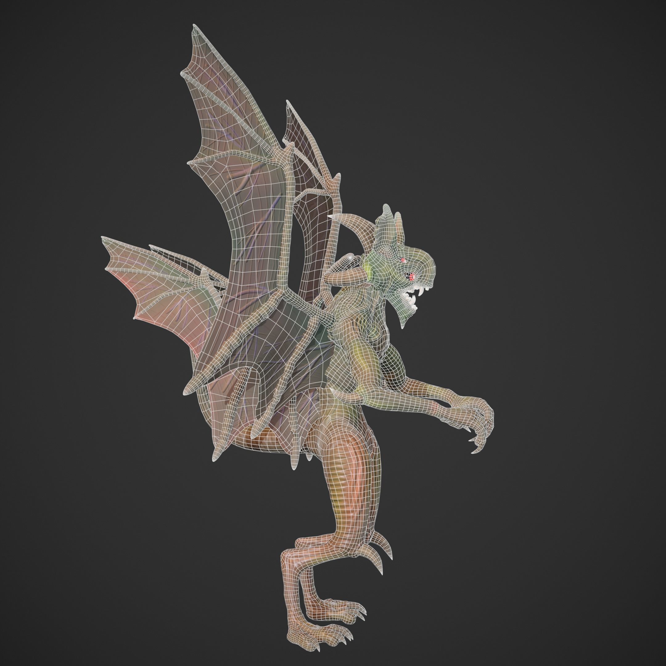 3D model Stylized Gargoyle VR / AR / low-poly | CGTrader